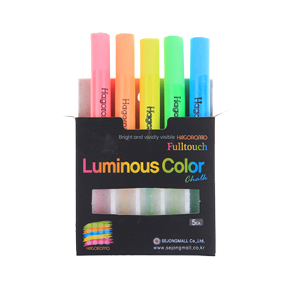 [Hagoromo] Fulltouch Luminous Chalk, 5Colors, 5 Count – KORCA