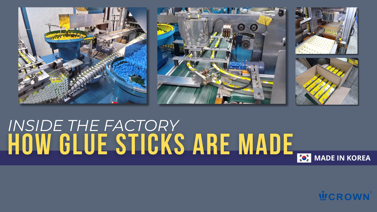 [Crown] Inside the Glue Stick Factory | Made in Korea | Full Productio ...